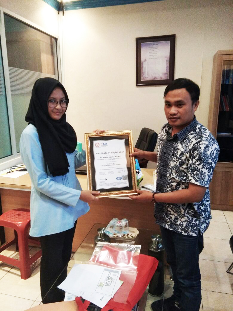 Gallery - Contoh Sertifikat ISO,SKA,SKT,SBU & IUJK